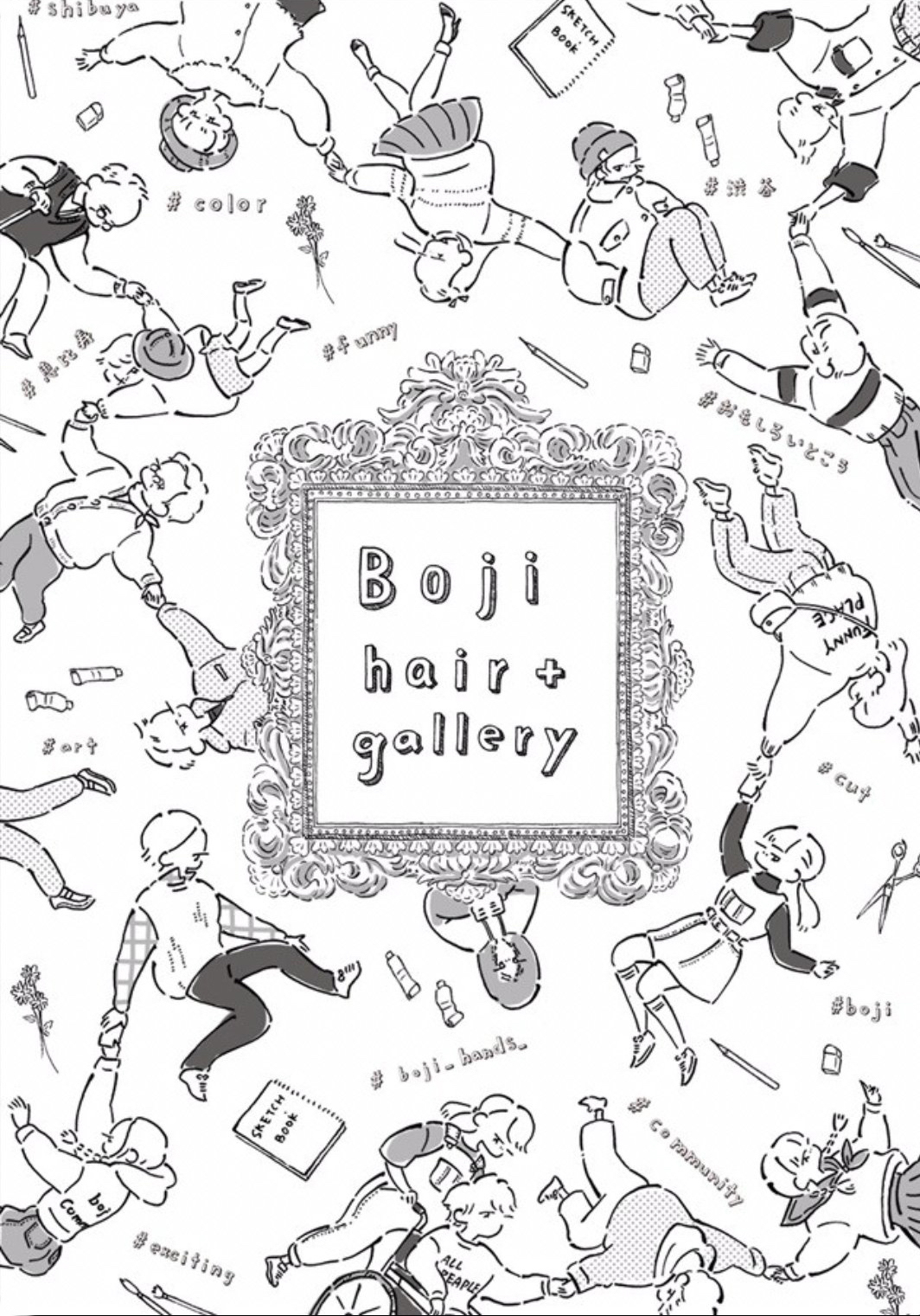 常設アーティスト - boji hair+gallery 渋谷のアートギャラリー